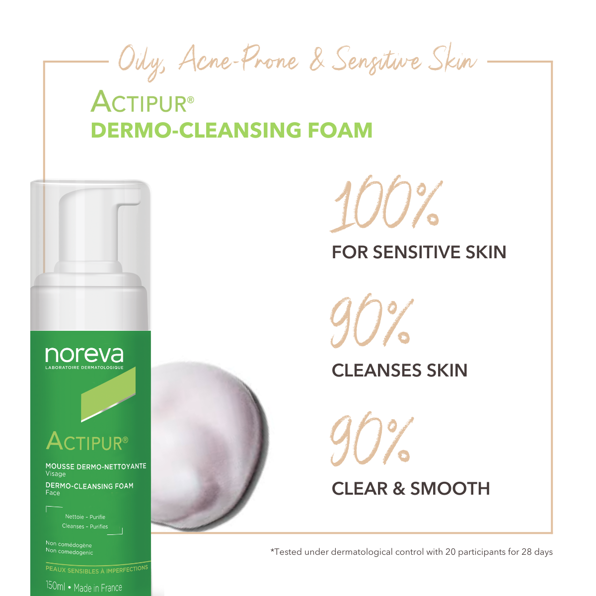 Actipur Dermo-Cleansing Foam 150ml | Colorplay Enterprise