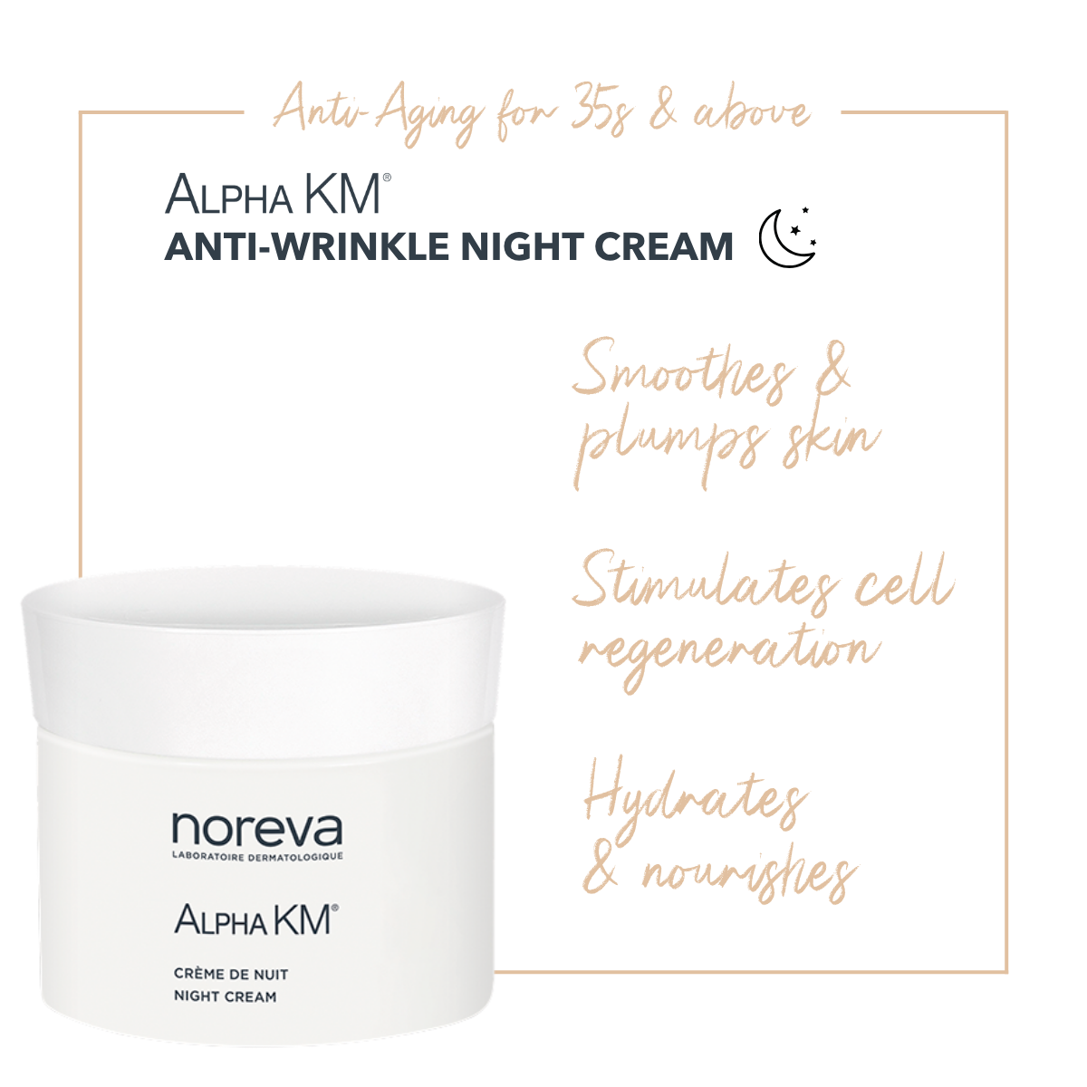 Noreva Alpha KM® Night Cream 50ml | Colorplay Enterprise