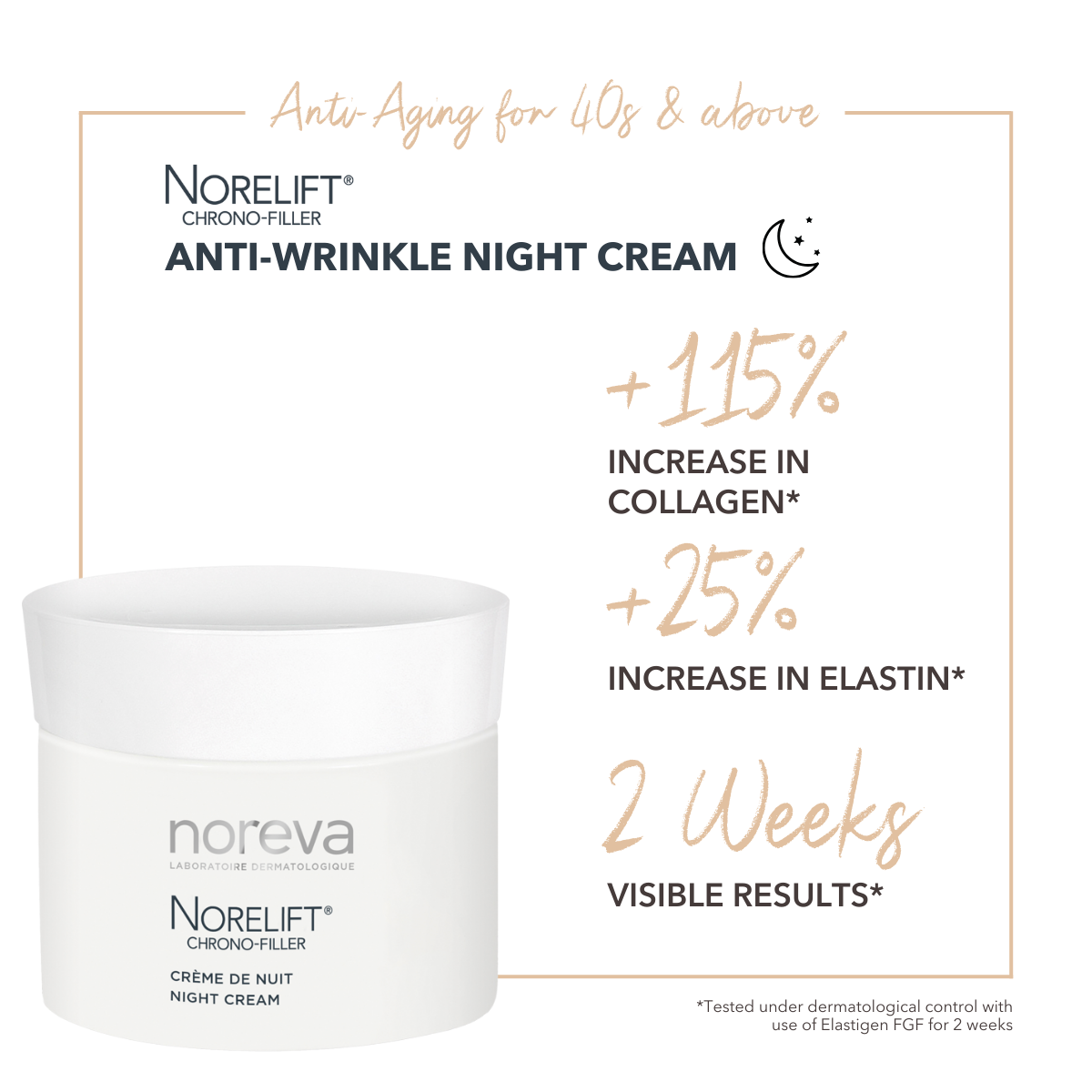 Norelift Chrono-filler Night Cream 50ml | Colorplay Enterprise