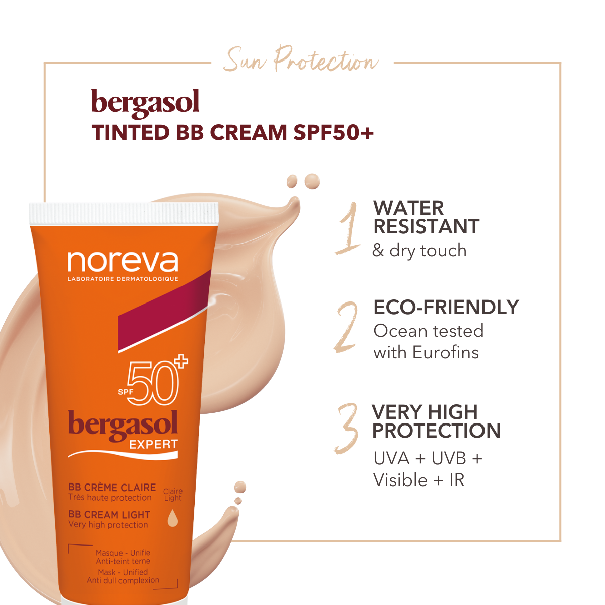 Bergasol Expert Light Tinted BB Cream SPF50+ 40ml | Colorplay Enterprise