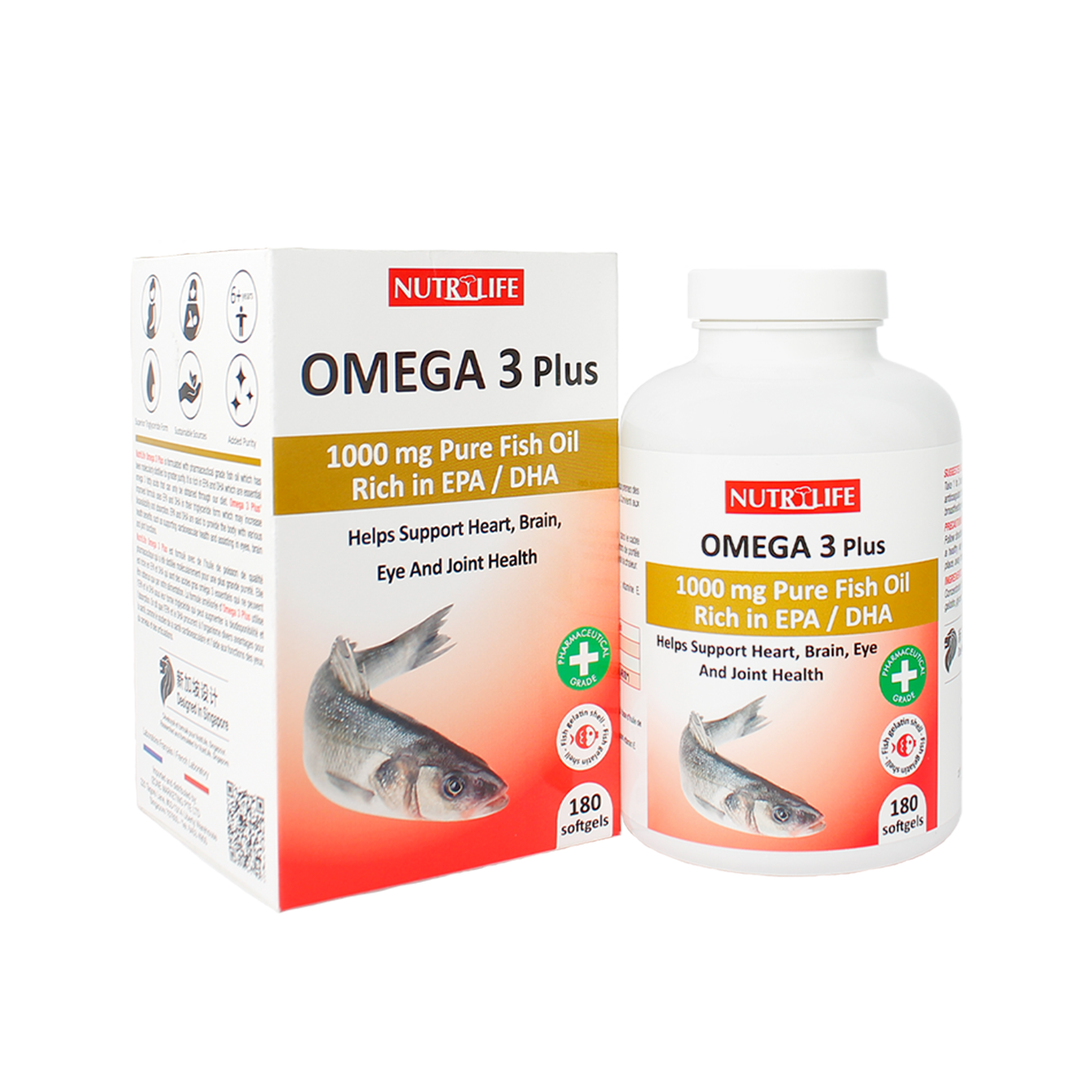 Omega 3 Plus (180 capsules) | Colorplay Enterprise